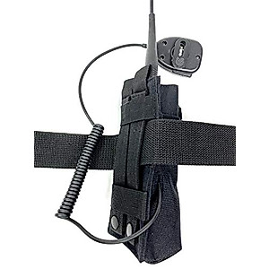 X-FIRE® Tall Washable Nylon MOLLE Pouch or Duty Belt Portable Radio Holder