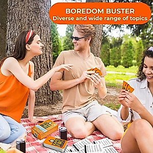 QUOKKA Family Conversation Cards - Icebreaking Talking Topics Board Game for Kids 8-10 Year Olds - Getting to Know You | 500 Fun Questions | Answer in 1 Min - Family Game Night with Teens & Adults