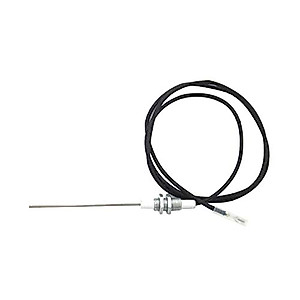 Meter Star 2PCS/LOT M101 Threaded 6.4mm Ceramic Electrode Spark Plug with Wire 900mm with 2.8x0.5 Flat Terminal,Ignition Needles and Wires Used by AA Pulse igniter