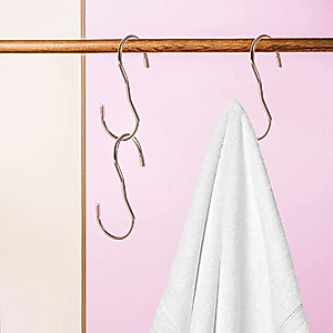 HONMEET 8 pcs Bag Drop Hook Clothes Hanger Twisted Belts Scarves Purse Space Organizers Anti- Large Rose Handbags Organizer Plants Purses Kitchen Steel Clo Metal Bathroom S Bags Shape