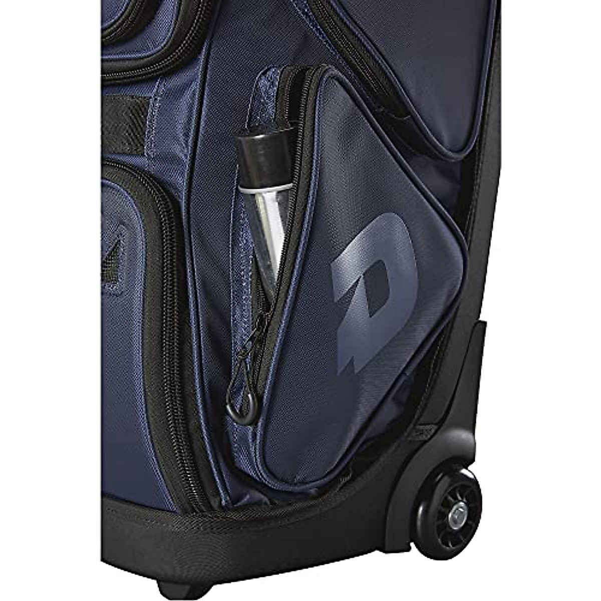 DeMarini Special Ops Front Line Wheeled Bag, Navy, L: 38" W: 13.5" H: 11"