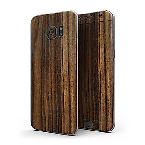 Design Skinz Design Skinz Bright Ebony Woodgrain Full-Body Wrap Decal Skin-Kit for The Galaxy S7