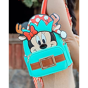 Loungefly Disney Light Up Minnie Mouse Reindeer Cosplay Backpack
