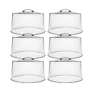 Carlisle FoodService Products 251207 Shatterproof 12" Cake Cover / Dome, 6.5" Tall
