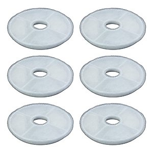 Filters for Catit Design Senses Fountains and Catit Flower Fountains, Pack of 6
