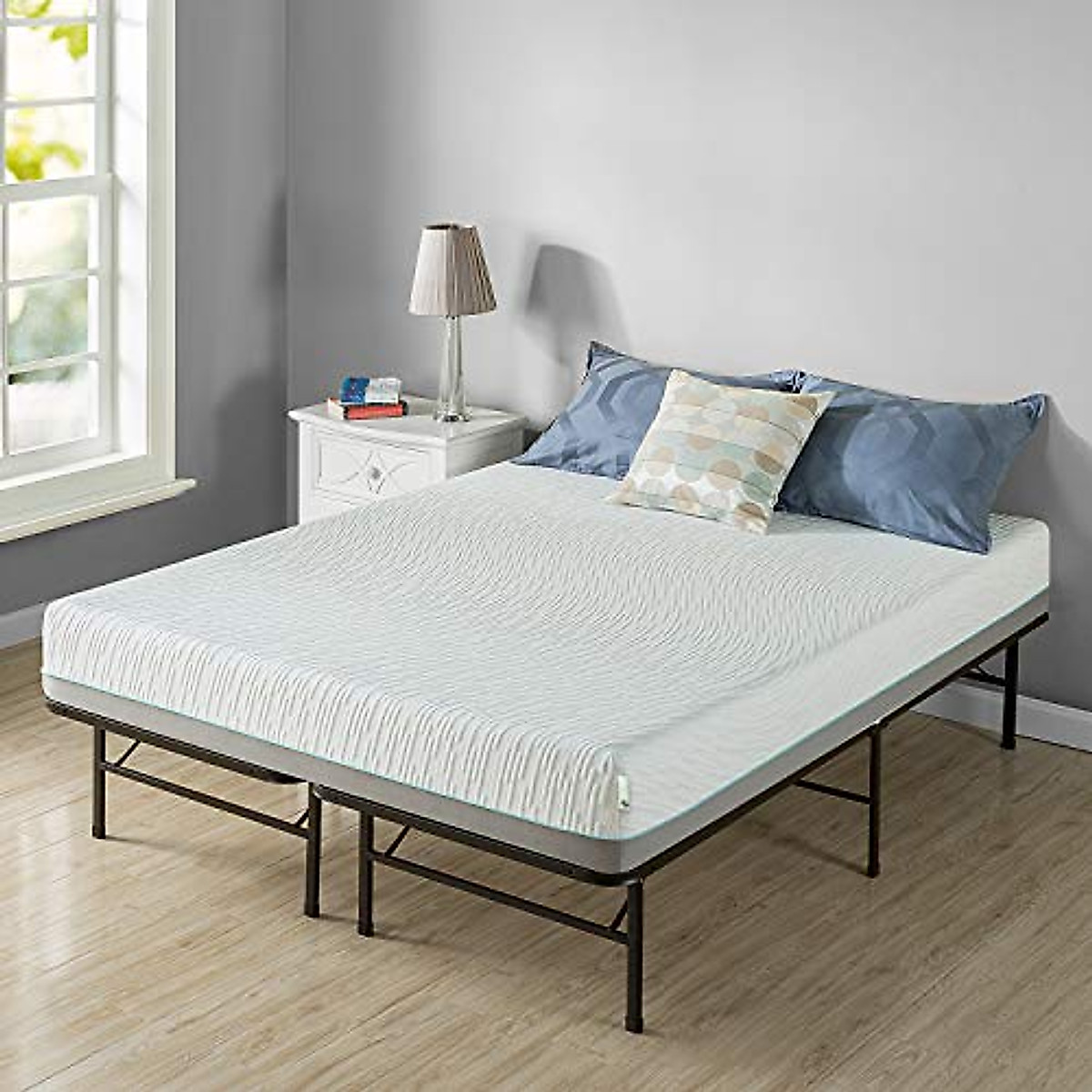 Zinus 8 Inch Green Tea Pressure Relief Memory Foam Mattress/Zoned Airflow Design/CertiPUR-US Certified/Bed-in-a-Box, Twin