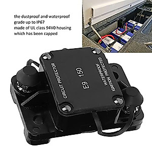 150 Amp Circuit Breaker 32V Auto Reset Power Protect Breaker for Boat RV Truck Battery