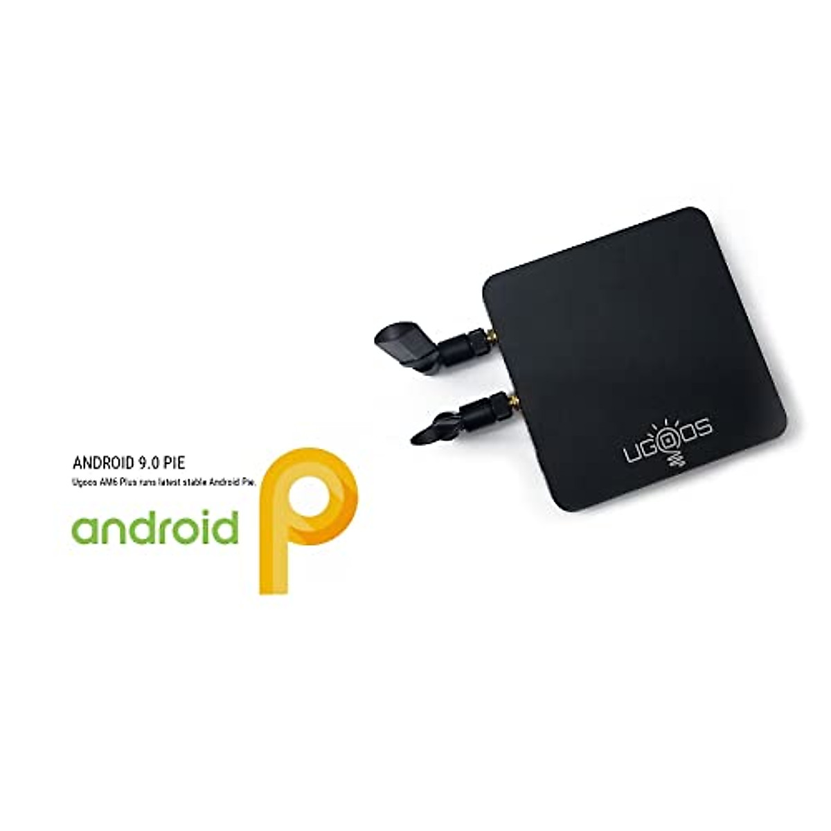 Ugoos AM6B Plus TV Box Amlogic S922X-J Android 9.0 DDR4 4GB RAM 32GB ROM WiFi6 1000M Ethernet USB 3.0 BT5.0 4K H.265 HDR TV Box