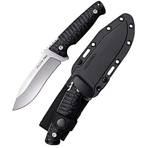 Cold Steel 5' RAZORTEK / 5' Blade / 3MM Thick / 4116SS Steel W/Satin Finish/Black GFN Handle/Secure-EX™ Sheath