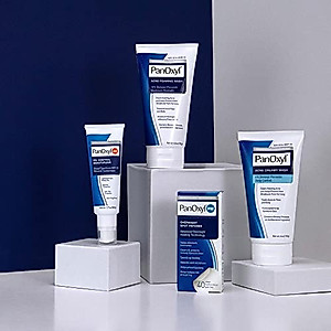 PanOxyl Acne Foaming Wash Benzoyl Peroxide 10% Maximum Strength Antimicrobial, 5.5 Oz