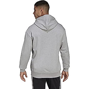 adidas Men's Essentials Feelvivid Hoodie, Medium Grey Heather, Small