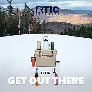 RTIC 30 oz Insulated Tumbler Stainless Steel Coffee Travel Mug with Lid, Spill Proof, Hot Beverage and Cold, Portable Thermal Cup for Car, Camping, Teal