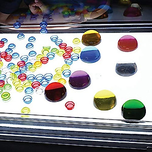 Constructive Playthings Light Panel Exploration Tray for Translucent Accessories or Water