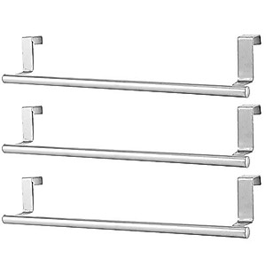 Convenience Save Space Over Door Towel Rack, Simple Cabinet Hanging Holder, Practical for Kitchen Hotel