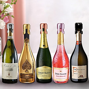 Muka 10 PCS Custom Stopper, Personalized Bottle Stopper Stainless Steel Laser Engraved