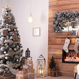 6 Pcs Bigfoot Air Freshener Christmas Bigfoot Sasquatch Gifts Air Freshener Pine Scent Funny Hanging Air Freshener for Father's Day Birthday Christmas Truck Gift Car Accessories