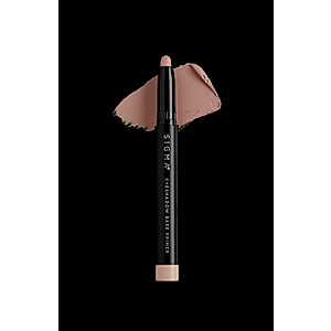 Sigma Beauty Eyeshadow Primer Base – Professional Grade Eye Primer Crayon w/ Sleek Retractable Tip for Long-Lasting Makeup & All-Day Color Payoff, Prevents Creasing (Persuade, Light Pink Beige Matte)