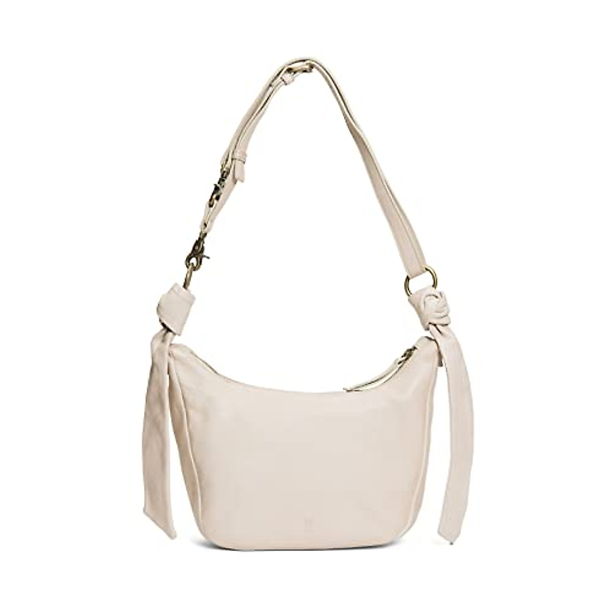 Frye Womens Nora Knotted Crossbody Bag, Cream, One Size US