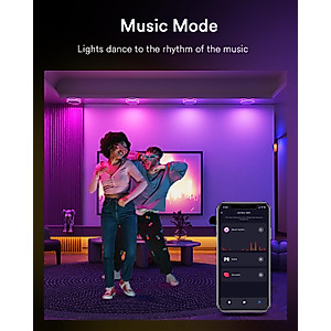 Lumary RGBAI Smart Recessed Lighting 4 Inch with Gradient Accent Light and Night Light 9W 780lm Wi-Fi Recessed Lights Ultra-Thin Can-Killer Downlight Work with Alexa/Google Assistant/Siri, 4PCS