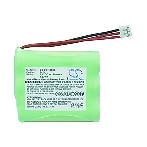 GYMSO Battery Replacement for Commodore T426 200CT Office