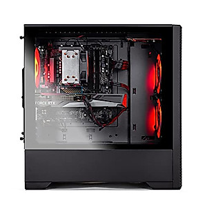 Skytech Blaze 3.0 Gaming PC Desktop – Intel Core i5 12400F 2.5 GHz, NVIDIA RTX 3060, 500GB NVME SSD, 16GB DDR4 RAM 3200, 600W Gold PSU, 11AC Wi-Fi, Windows 11 Home 64-bit,Black