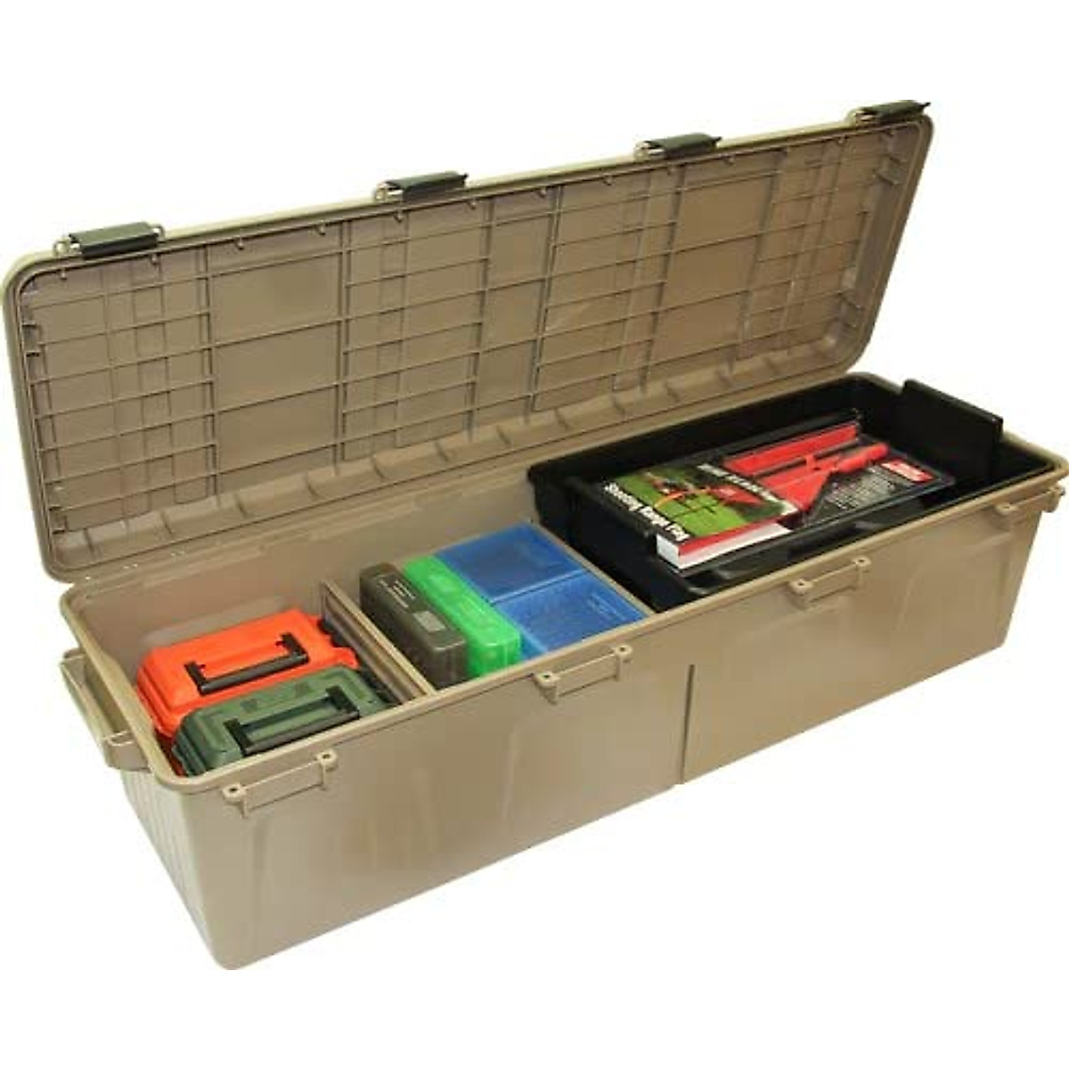 MTM MGC - The Mule Mobile Gear Crate, Water-Resistant, Stackable, Holds 75lbs of Gear, USA Made,