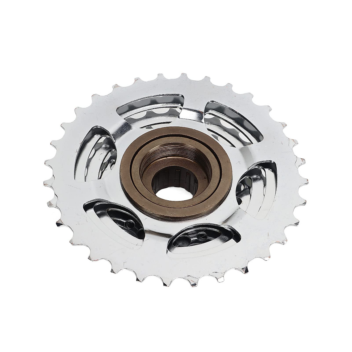DAUERHAFT 8 Speed Rotary Freewheel, Strong Compatibility Corrosion Proof Rust Prevention 13‑32T Flywheel for Mountain Bike