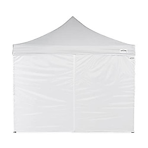 Caravan Canopy Sports Commercial Grade Sidewalls, 10 x 10-Feet, white