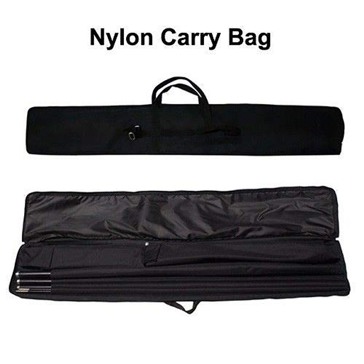 BannerBuzz Blade Flag “For Rent”, 2' X 9.58' | 13' ft Long Graphic with Hardware Includes Aluminum Flag Pole & Ground Spike Base (Theme 2) (Double Side Print)