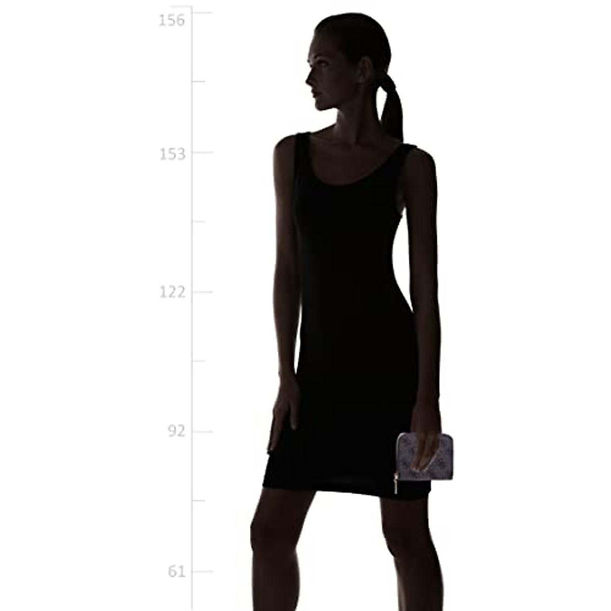 GUESS womens Laurel Small Zip Around Wallet, Coal Logo, one size US