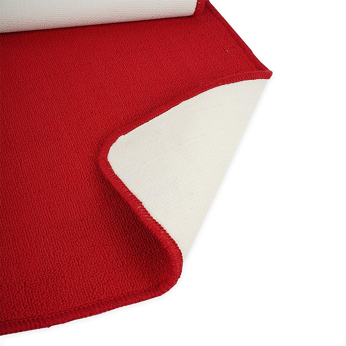 BannerBuzz Red Carpet Runner, Premium 1400 GSM Anti-Slip Aisle Runway Rug, Party Movie Theme Prom Ceremony Wedding Decorations Outdoor Indoor Events (3' W X 12' H, Red)