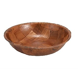 Winco WWB-14 Wooden Woven Salad Bowl, 14-Inch, SET OF 4 …