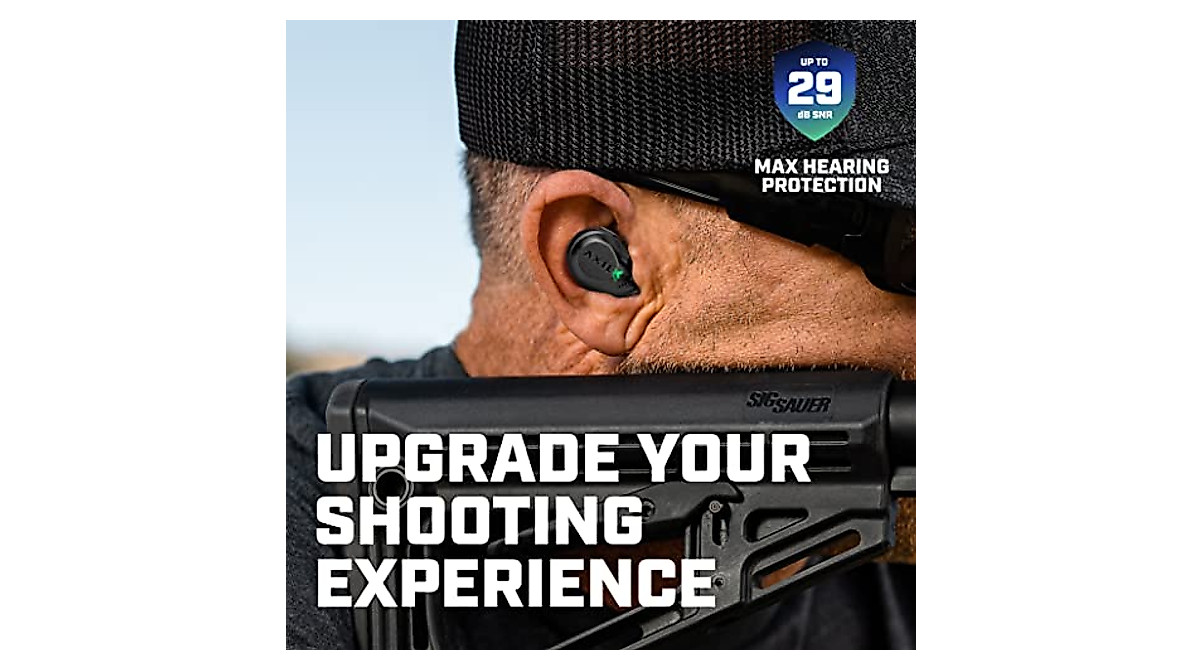 AXIL XCOR Wireless Earbuds - HearPRO Bluetooth Protection