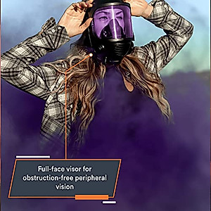 MIRA SAFETY M Certified CBRN Full Face Gas Mask Reusable Respirator Professional Grade (CM-6M Mask WITH Drinking System), 2 Piece Set