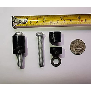 M8 Screws for Samsung TV M8x45mm TV Mounting Bolts Screws for Samsung TV with 25mm Long Spacers