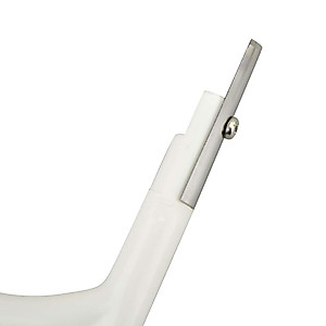 SHARROW Archery Arrow Feather Stripper Removing Fletching Stripping Tool Removal Flethes Accessory (White)