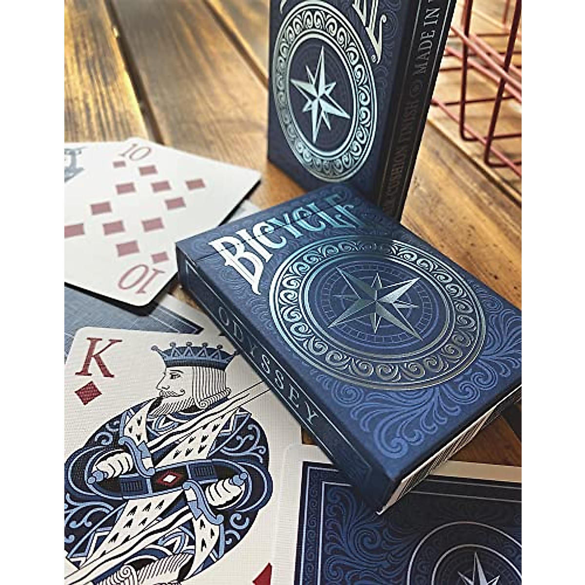 Bicycle Odyssey Playing Cards, Blue