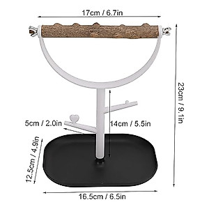 Parrots Stand, Portable Desktop Bird Playstand Parrots Training Stand for Parakeets Cockatiels Lovebirds Bird Training Stand Table Top Bird Perch Bird Playground Bird Stand Parrot Perch Stand