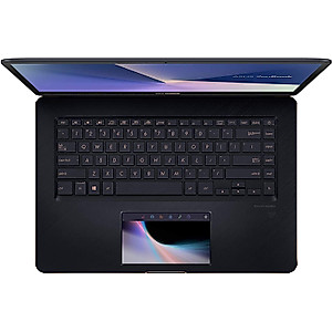 ASUS ZenBook Pro 15 Laptop, 15.6” UHD 4K Touch, Intel Core i9-8950HK, NVIDIA GeForce GTX 1050 Ti, 16GB DDR4 RAM, 512GB PCIe SSD, Backlit KB, Windows 10 Pro, UX580GE-XB74T