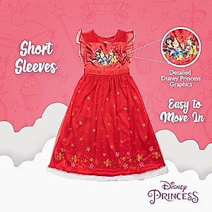 Disney Girls' Fantasy Gown Nightgown, Celebrate Xmas 2, 8