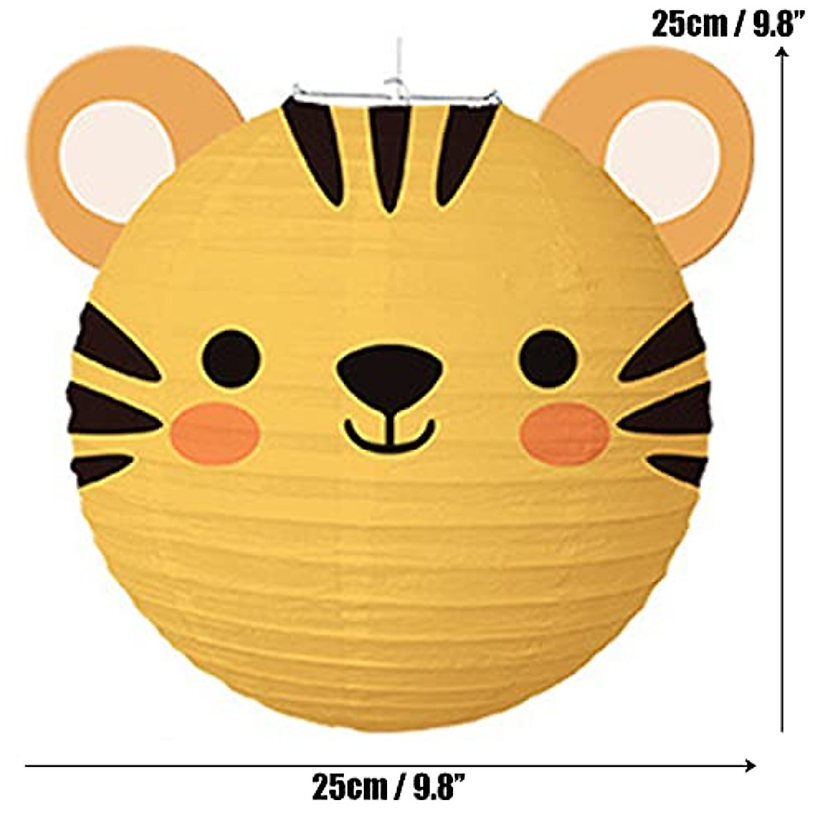 8 pcs Animal Paper Lanterns, VEINARDYL Party Decorations Barnyard Farm Lanterns Party Hanging Lanterns for Kids Baby Shower Western Cowboy Theme Birthday Party Decorations Supplies