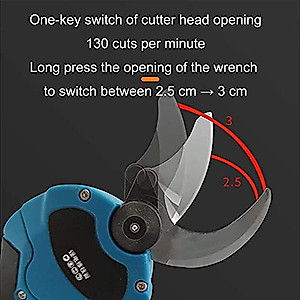 36V Portable Electric Pruning Shears Cordless Secateurs Garden Tree Pruning Machine Lithium Rechargeable Pruning Shears With Battery And Charge