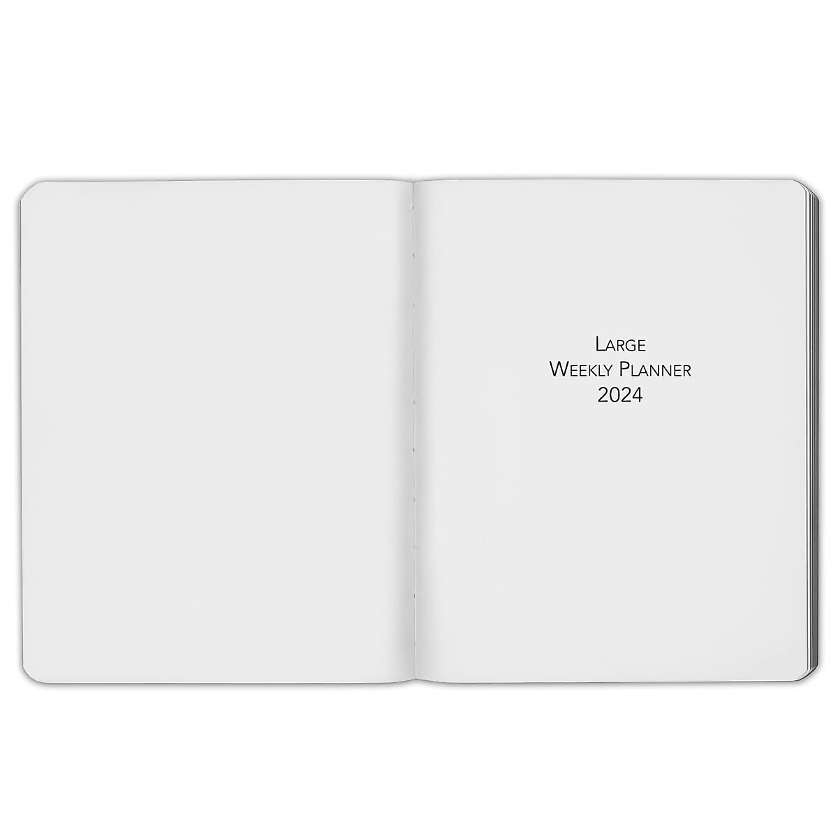 Harbor Large Weekly Planner 2024 - Leida Navy - 9.75x7.5"
