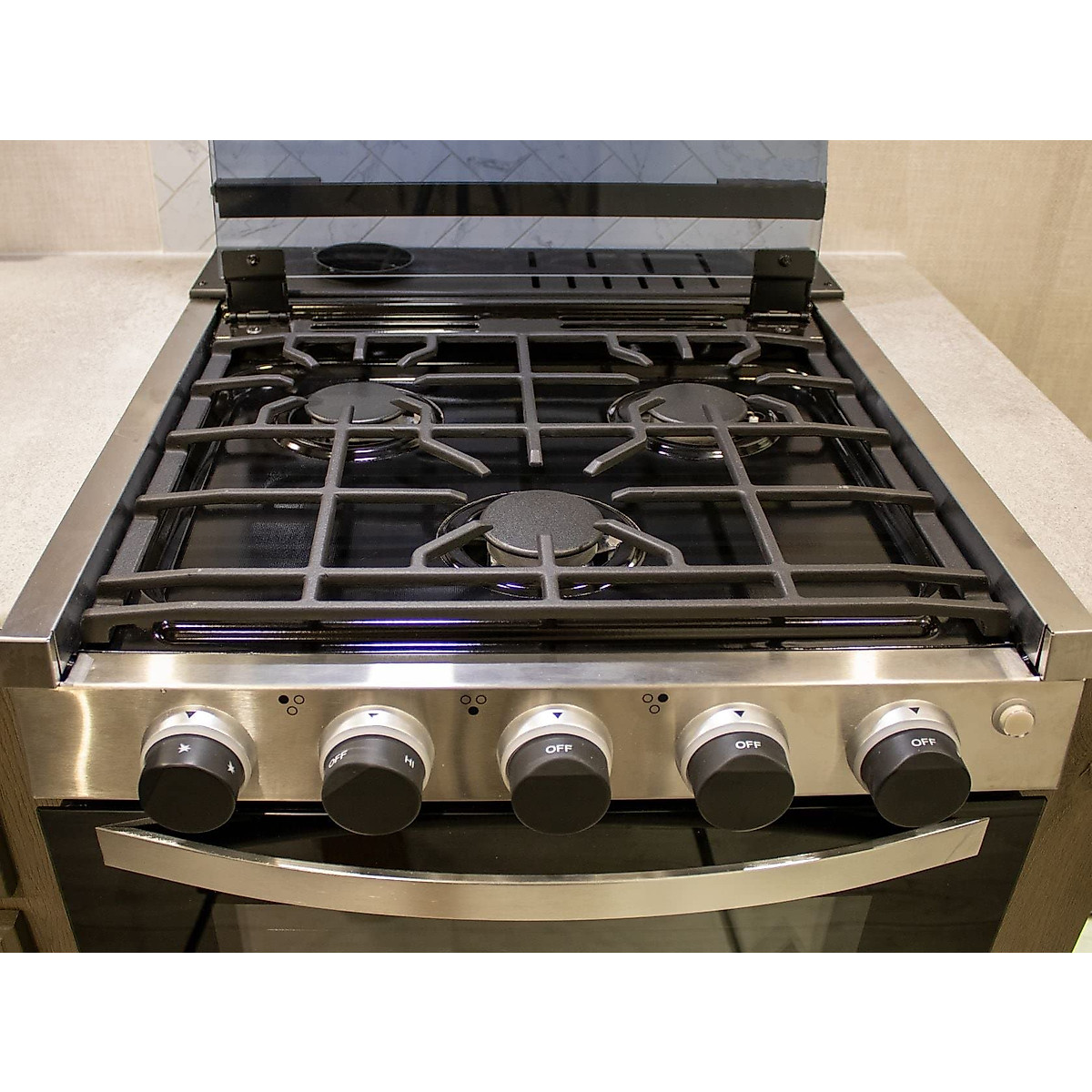 StoveGuard USA-Made, Custom Designed & Precision Cut Stove Cover for Gas Stove Top, Lite Furrion RV Gas Range Stove Top Cover