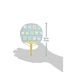 四国団扇 Shikoku Group Fan [Unisex] Cool Breeze Postcard Fan Summer Stamp