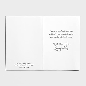 DaySpring - With Heartfelt Sympathy and Prayers - Nature's Blessings By Marjolein Bastin - 4 Design Assortment with Scripture - 12 Boxed Cards & Envelopes (J3355)