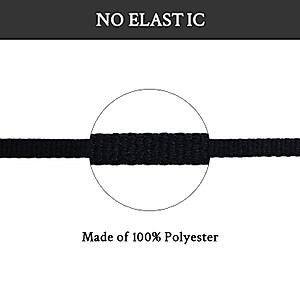 Endoto Shoelaces Replacement Flat Laces for Brooks Ghost 14/14 GTX/15, Adrenaline GTS 22, Glycerin 20 and Launch 9 Running Sneaker Shoes(Color:Black,Size:60Inch)