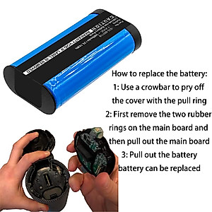 Replacement Battery for Logitech UE MegaBoom Compatible with S-00147 984-001362 084-000845 Ultimate Ears Megaboom 3 Megaboom 3 S-00171 fits Part No Logitech 533-000116, 533-000138,7.4V Li-ion