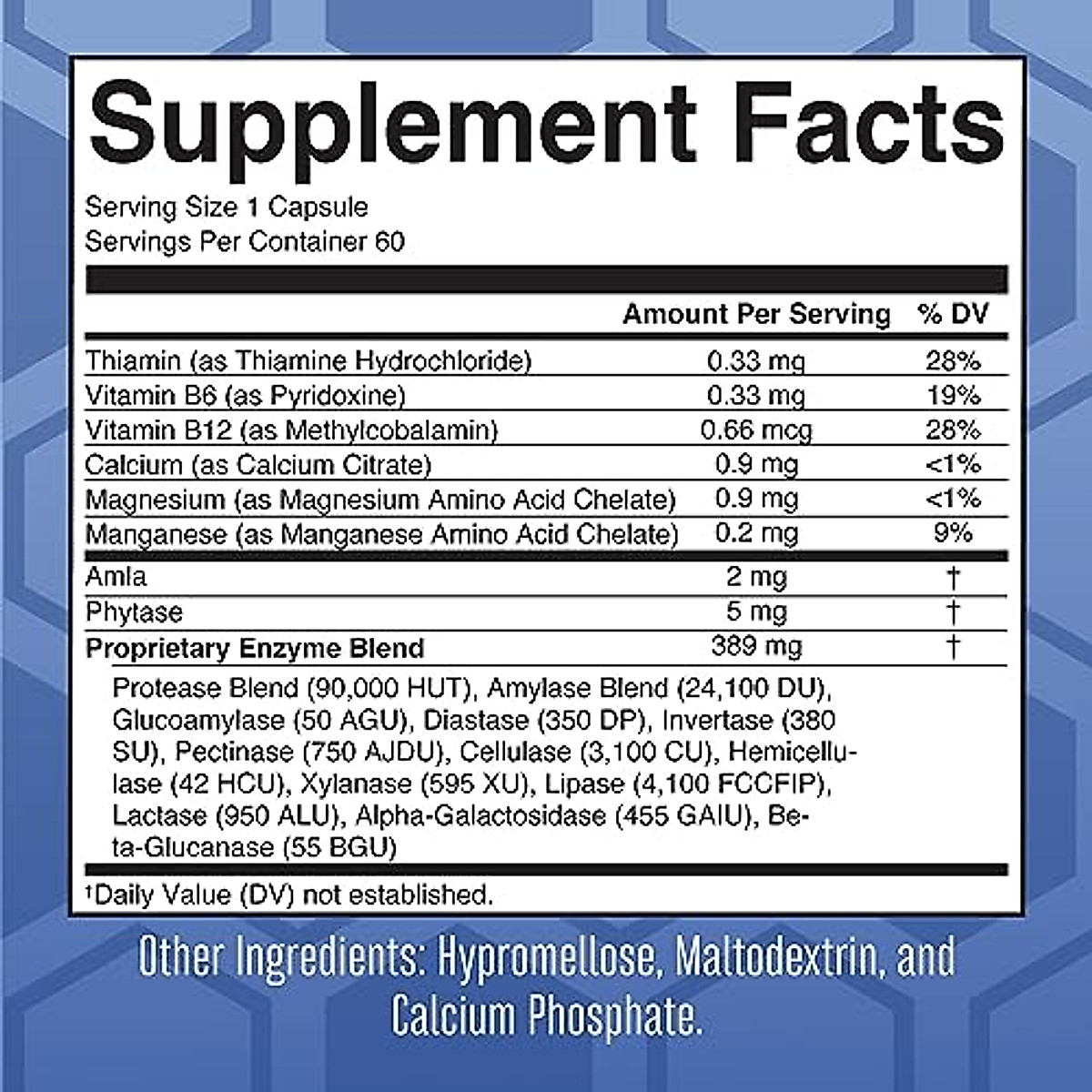 MaryRuth Organics Ultra Digestive Enzymes Capsules | Up to 2 Month Supply | Supplement for Gut Health Support | Digestion & Immune Support with Amylase | Lipase & Lactase | Vegan | 60 Count