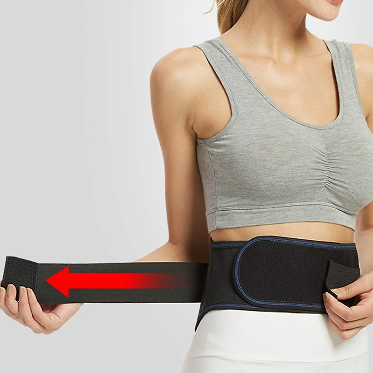 LSRRYD Lower Back Support Belt Lumbar Support Brace Self-Heating for Pain Relief and Injury Prevention Herniated Disc (Size : XX-Large)